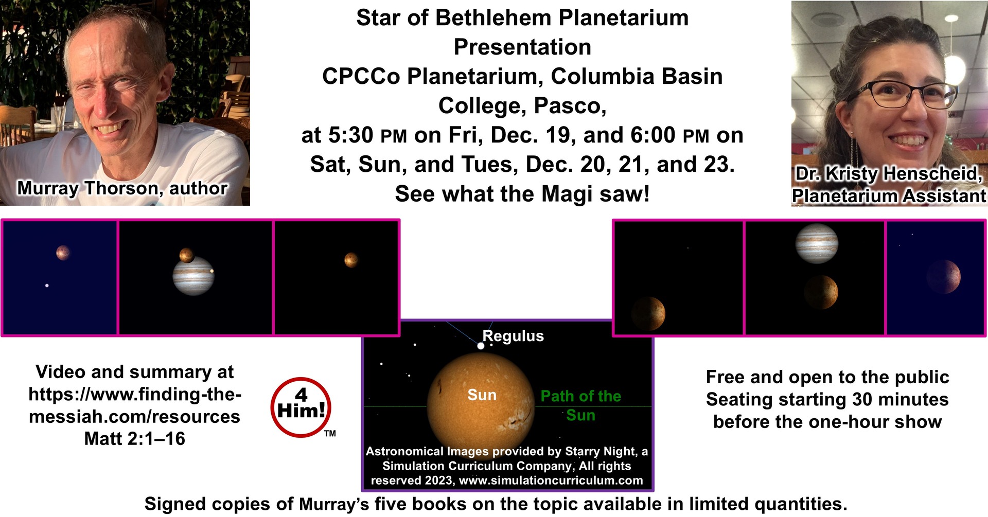 Star of Bethlehem Planetarium Presentations at Columbia Basin College ...